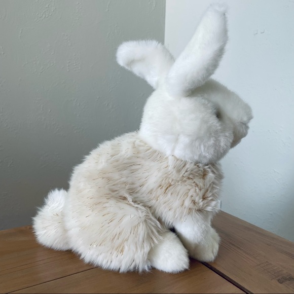 FAO Schwarz | Toys | Fao Schwarz Bunny Rabbit Plush Sparkles White Gold ...